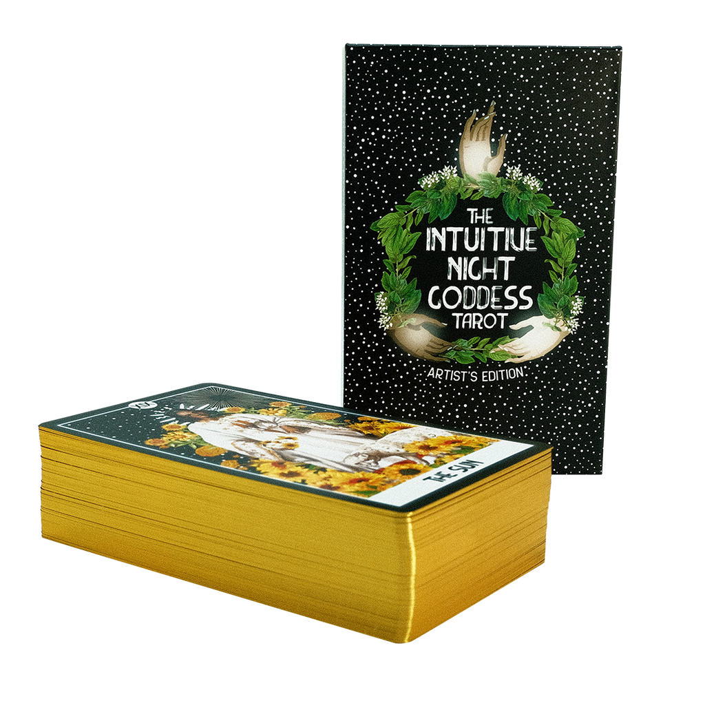 The Intuitive Night Goddess Tarot (Special Gilded Edition) – Arcana Decks